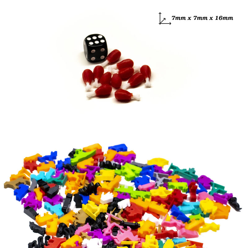 Meat Food Resource Tokens - BoardGameSet