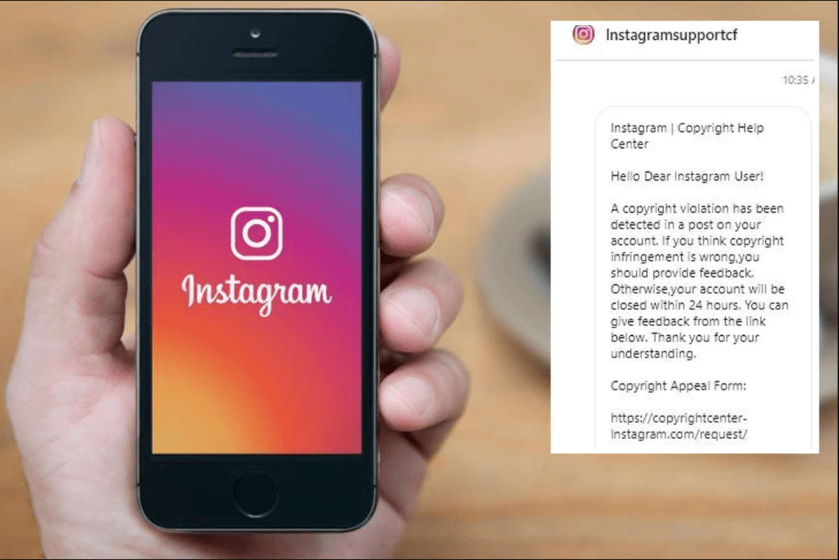 How Does The "Instagram Copyright Violation" Scam Work, How Can You ...