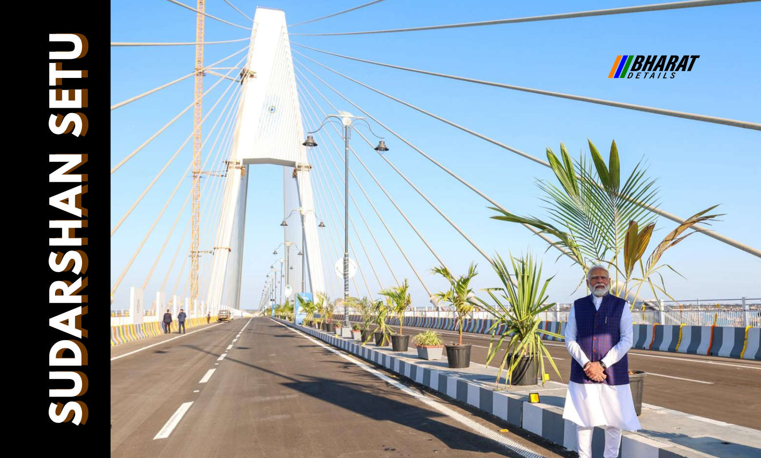 PM Modi Inaugurates India's Longest Cable-Stayed Bridge, 'Sudarshan Setu'