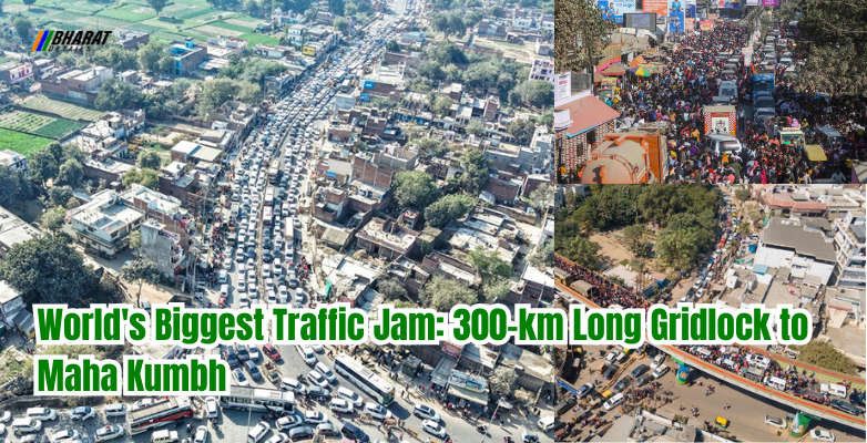 World's Biggest Traffic Jam: 300-km Long Gridlock To Maha Kumbh