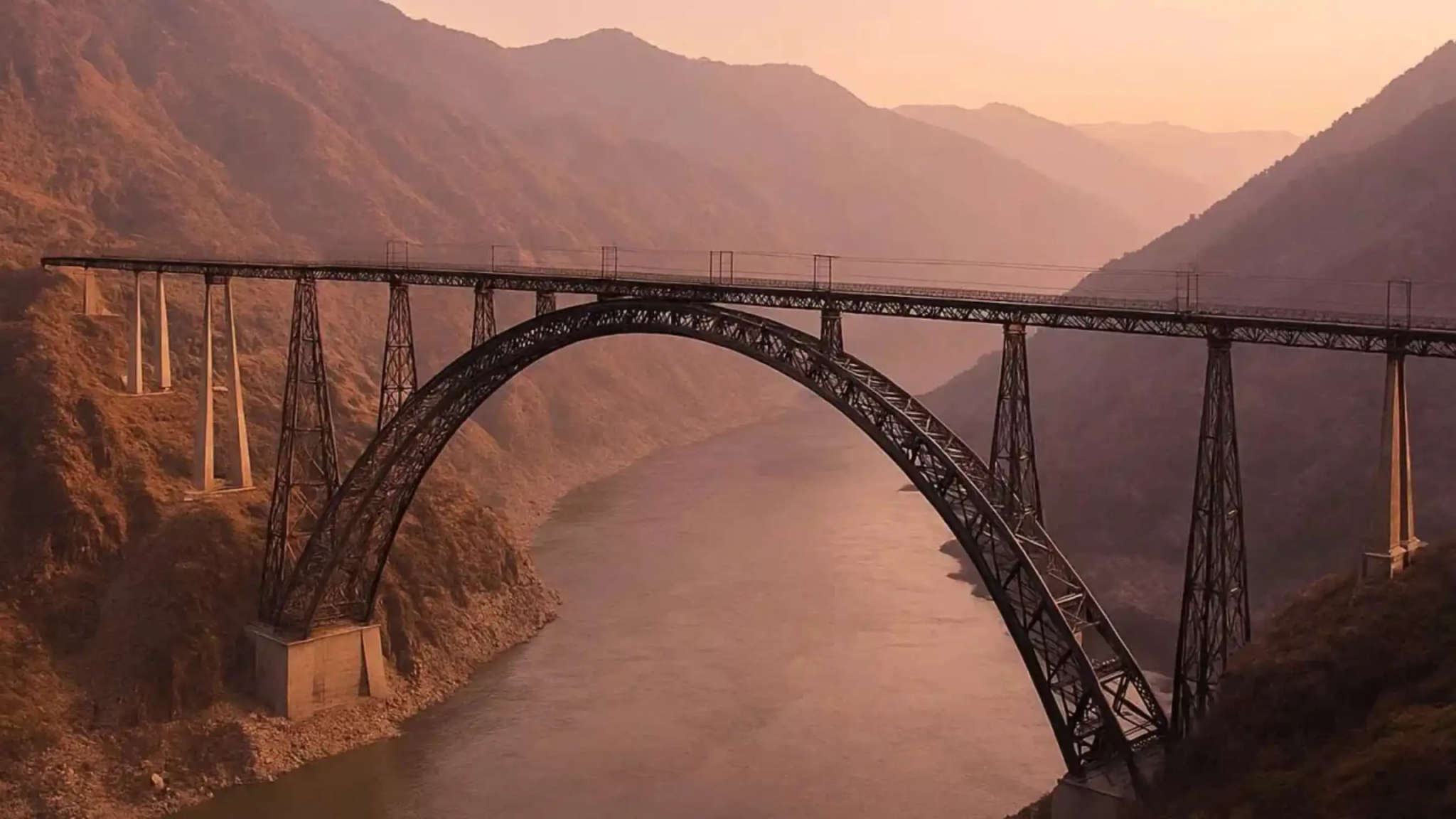 Chenab Bridge: Top 10 Facts About World’s Highest Railway Arch Bridge ...