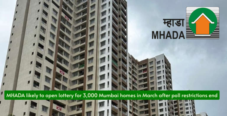 MHADA Likely To Open Lottery For 3,000 Mumbai Homes In March After Poll ...