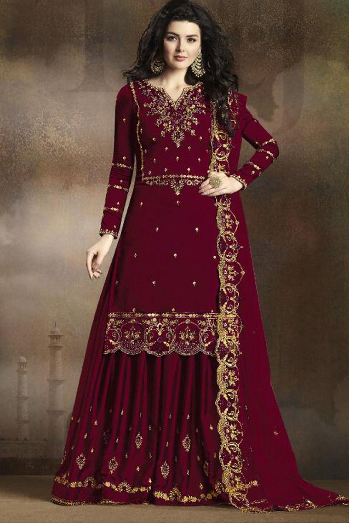 Update More Than 166 Colour Combination For Maroon Dress Best Seven
