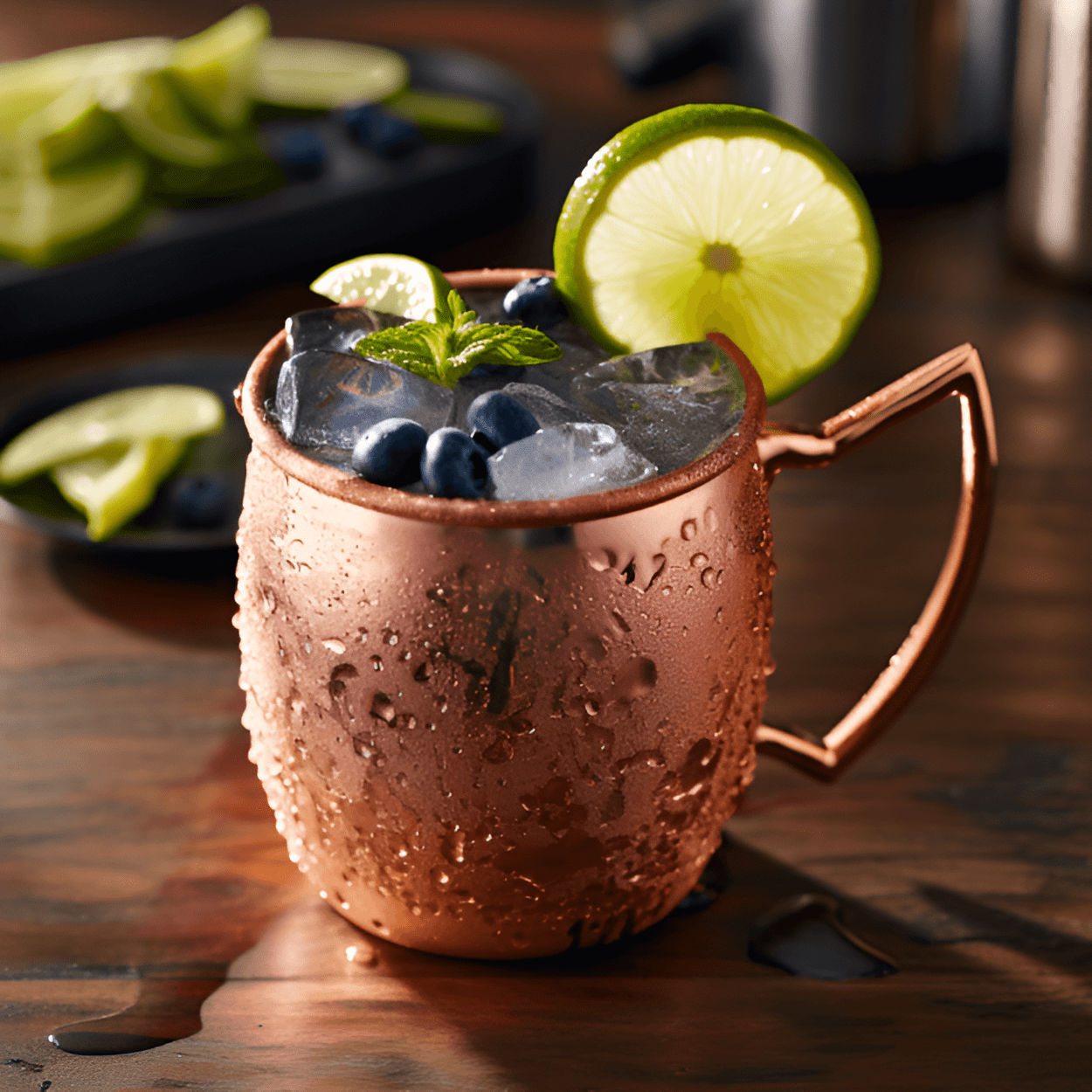 Blueberry Mule Cocktail Recipe | How to Make the perfect Blueberry Mule