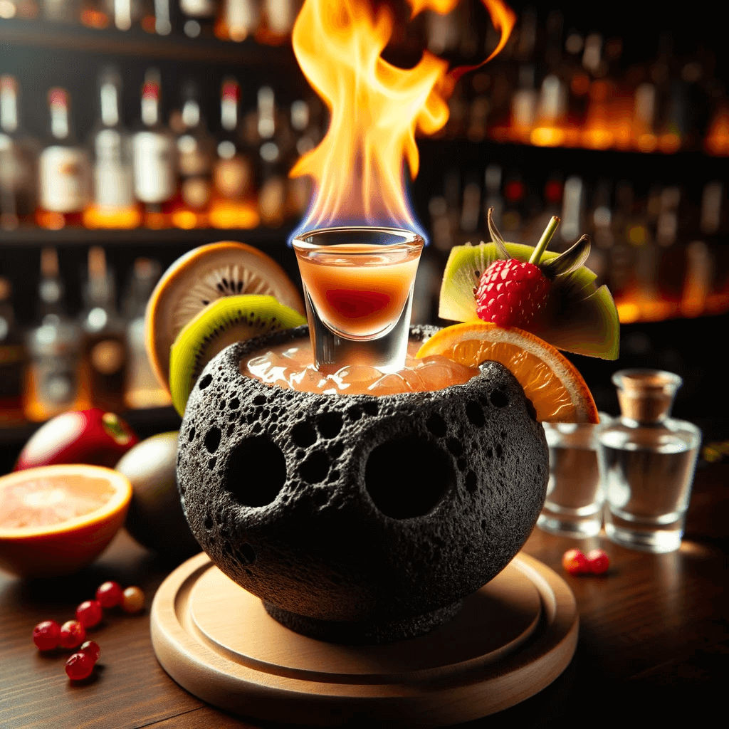 Flaming Volcano Cocktail Recipe | How to Make the perfect Flaming Volcano