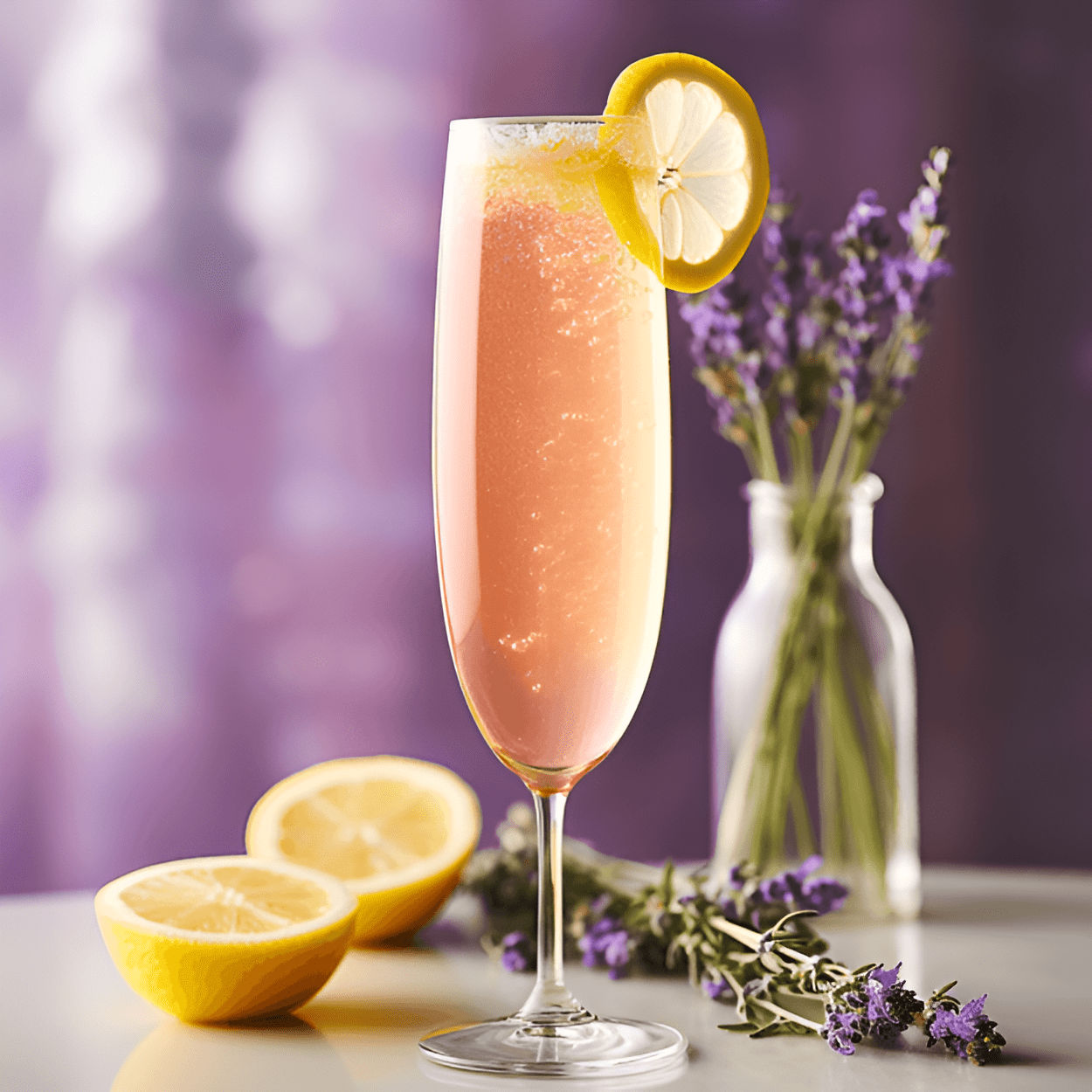 Lavender French 75 Cocktail Recipe | How to Make the perfect Lavender ...