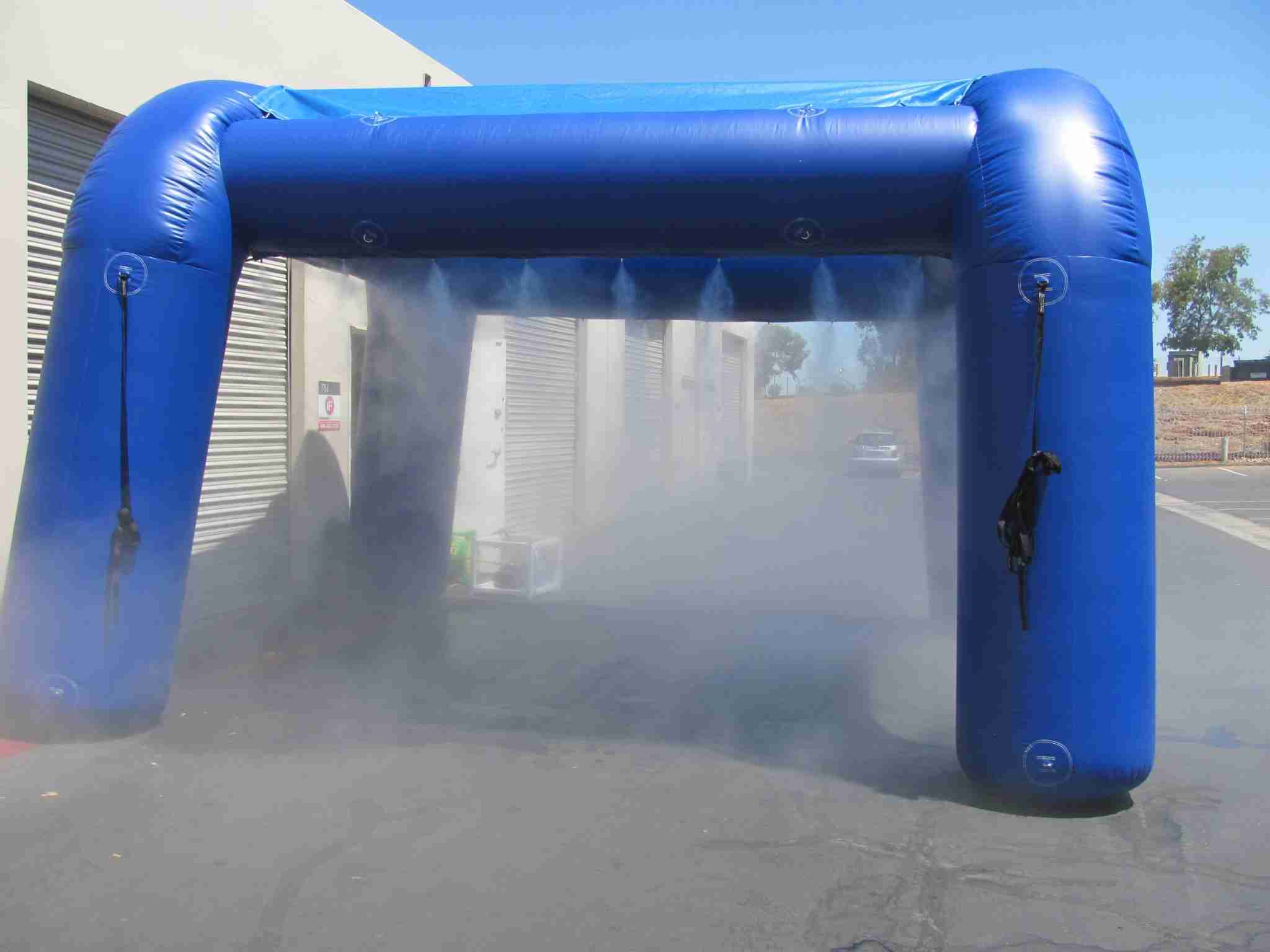 High-Pressure Misting Pavilion 15x15 - Big Fogg Misting Systems & Solutions