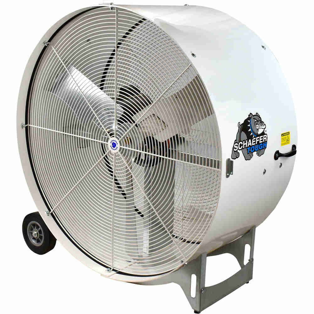 Schaefer Fab 42" High Capacity Belt Driven Drum Fan - Big Fogg