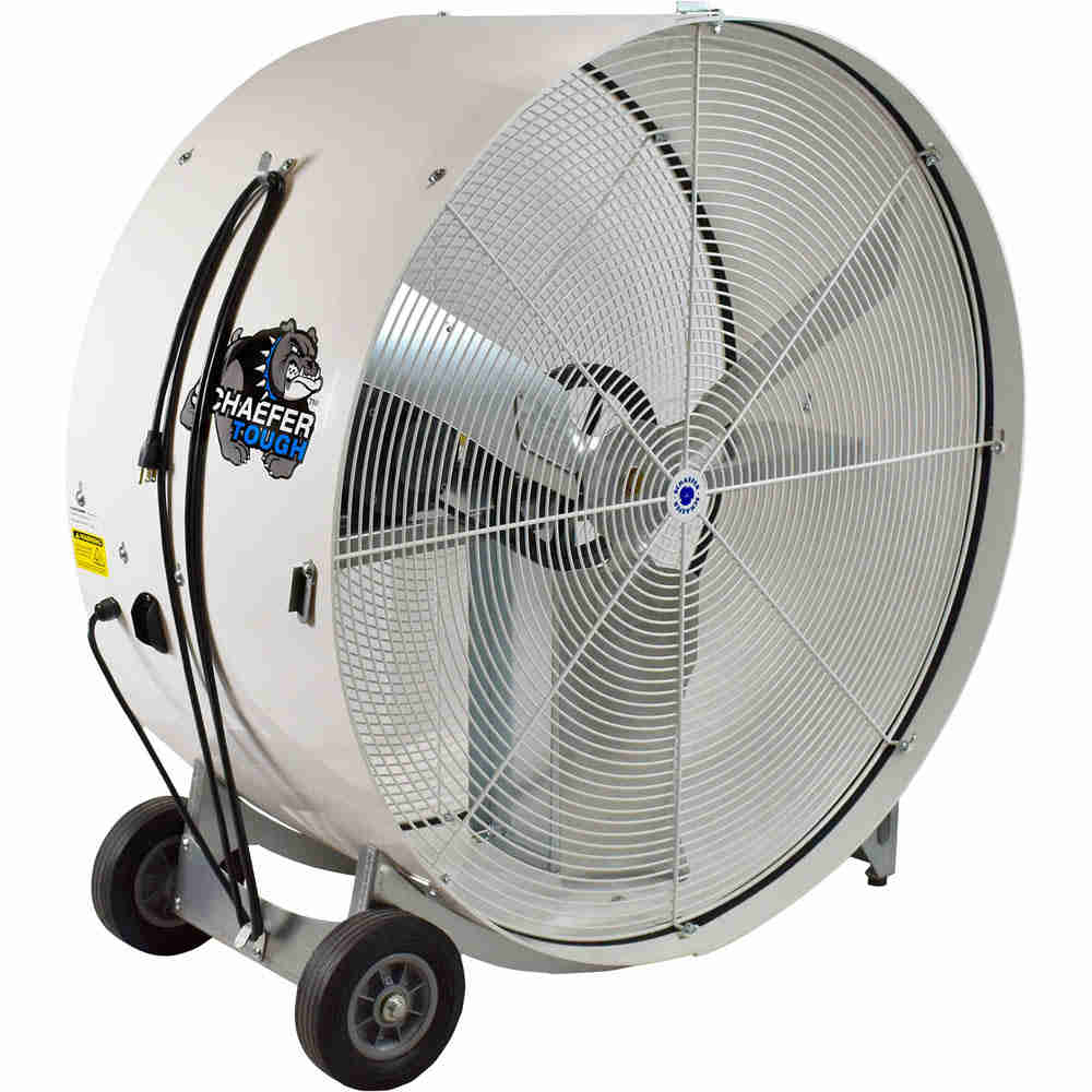 Schaefer Fab 42" High Capacity Belt Driven Drum Fan - Big Fogg