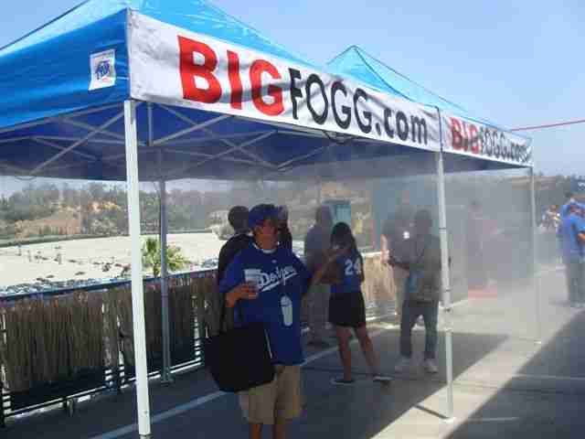Mid-Pressure Misting Tent (Standard) - Big Fogg Misting Systems & Solutions