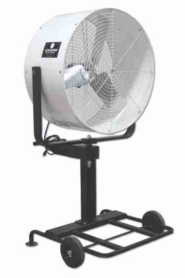 Industrial 36" Mobile Oscillating Fan - Big Fogg Misting Systems
