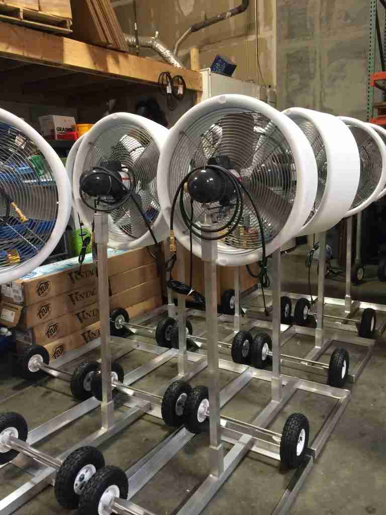 Sideline Misting Fan - Big Fogg Misting Systems & Solutions