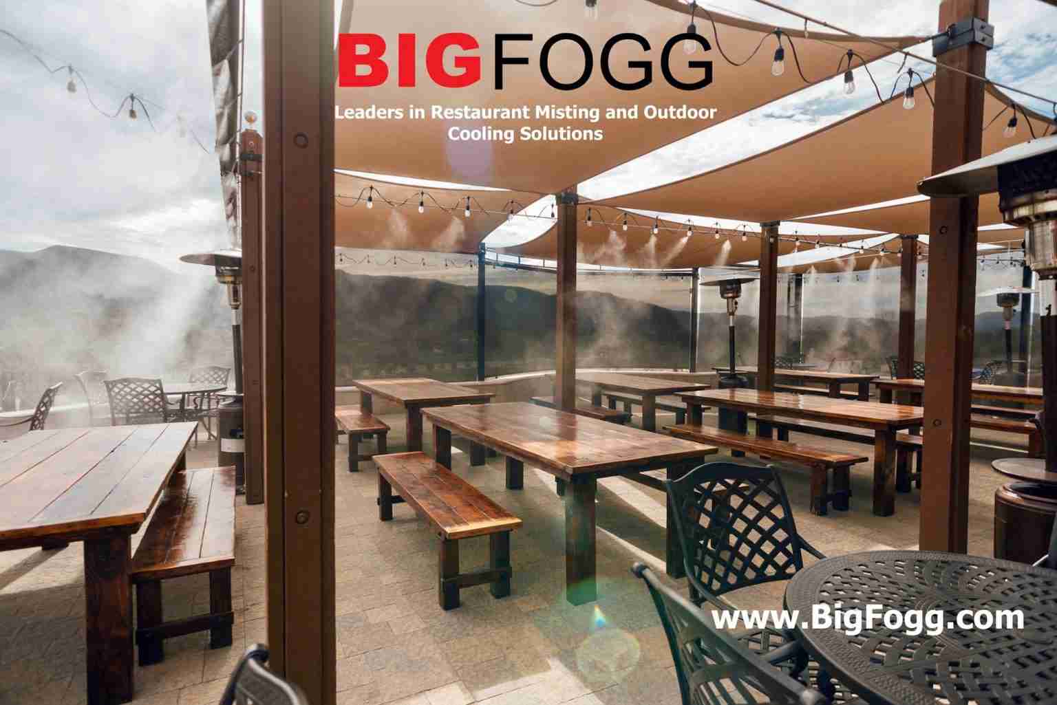 Restaurants and Resort Misting Systems | Big Fogg