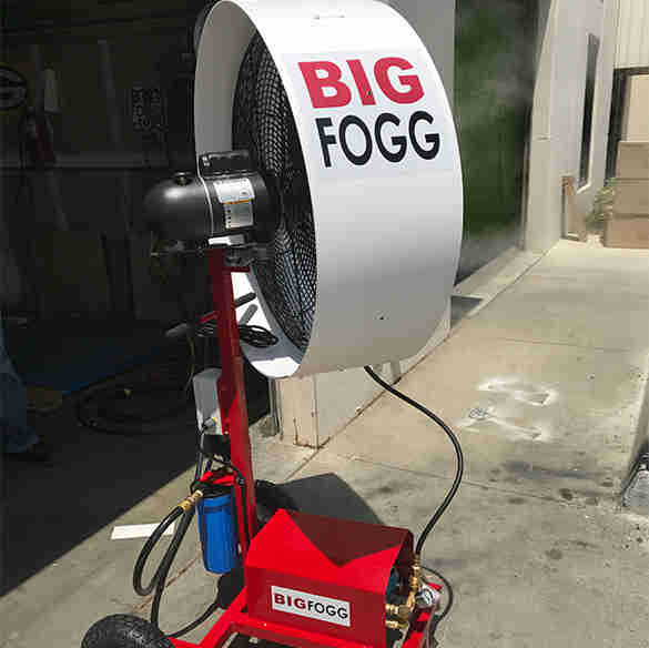 Misting Fan Rental - Rent Outdoor Cooling Fans with Big Fogg