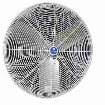 24” Circulation Fan, White OSHA Guards - Big Fogg Misting Systems