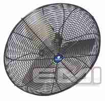 36” Circulation Fan, White OSHA Guards-Black - Big Fogg