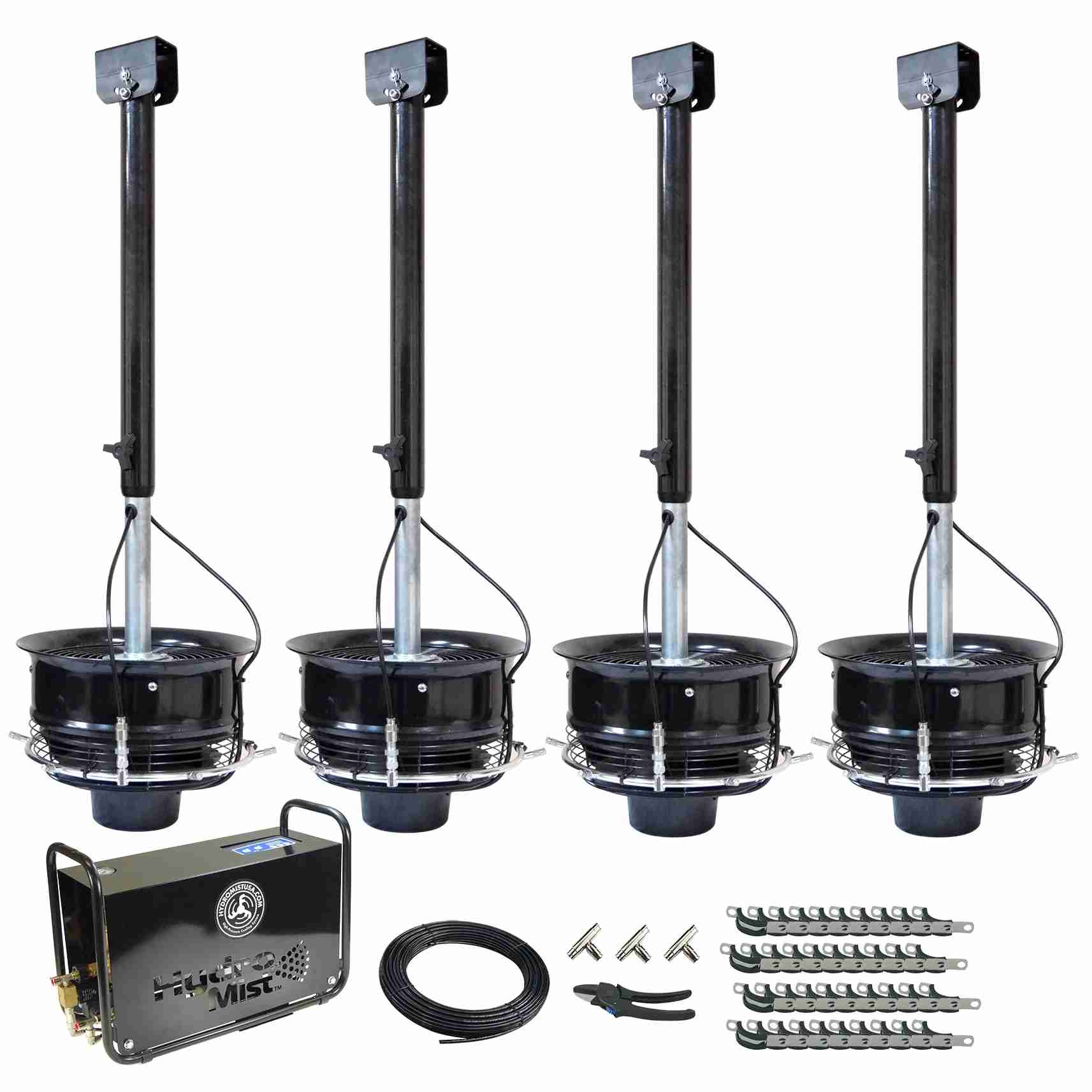 Misting Fans: Portable - Wall Mounted - Sideline - Outdoor