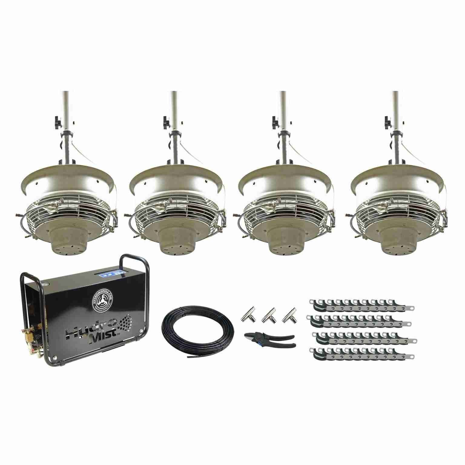 Misting Fans: Portable - Wall Mounted - Sideline - Outdoor