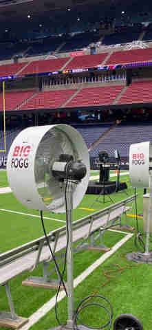 Sideline Misting Fan - Big Fogg Misting Systems & Solutions