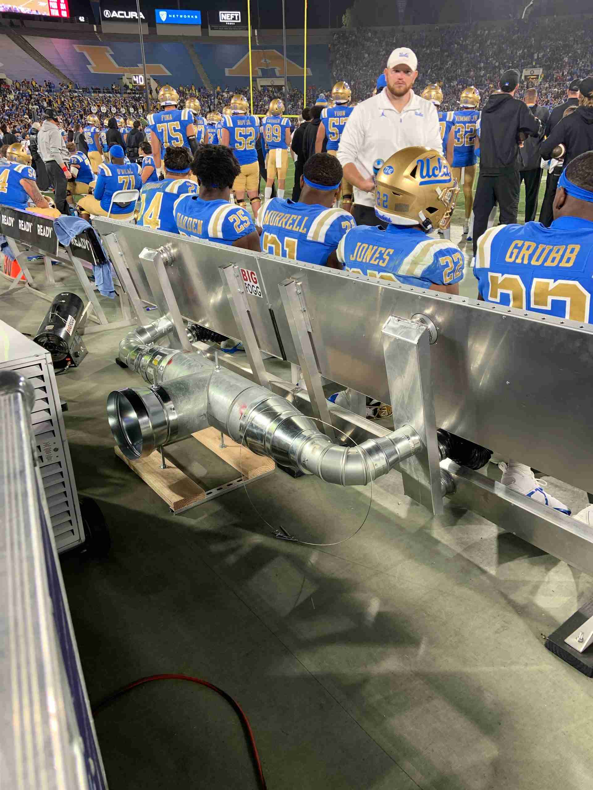 Big Fogg Sideline Cooling Benches - Big Fogg