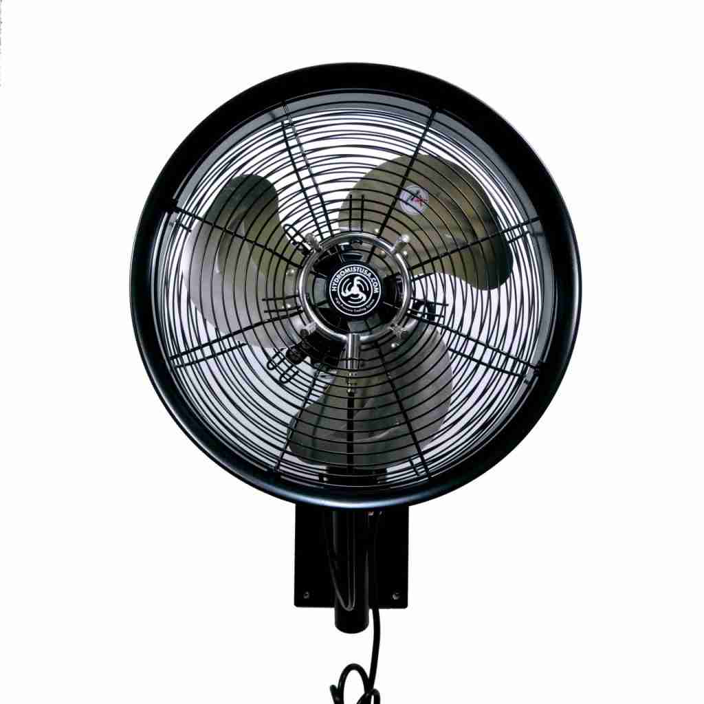 Wall-Mounted Outdoor & Indoor 18,” 24” and 30” Misting Fans