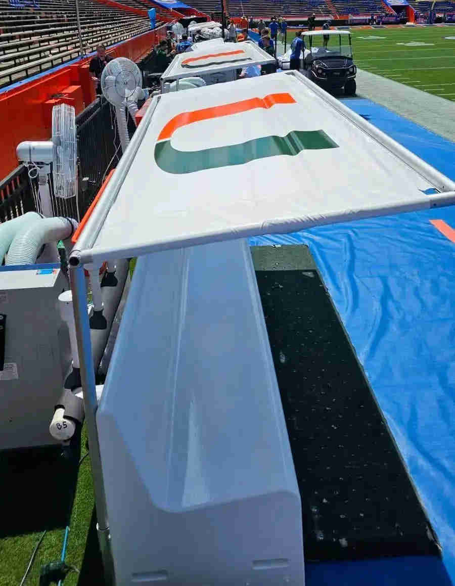 Sideline Shades Will Cool Down Your Players | BigFogg.com