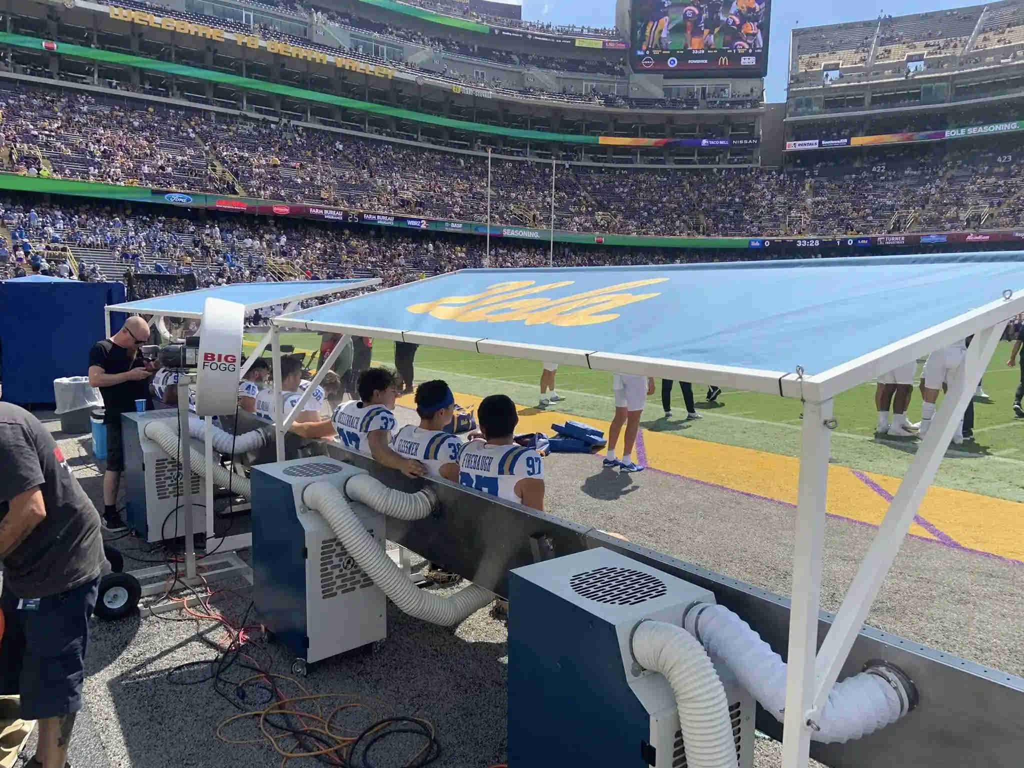 Sideline Shades Will Cool Down Your Players | BigFogg.com