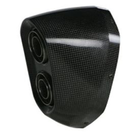 AKRAPOVIC V-EC326 END CAP CARBON BLACK