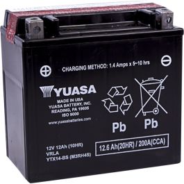 YUASA YTX14-BS(CP) BATTERY YTX 12V 150 MM X 86 MM X 145 MM LEAD ACID ...