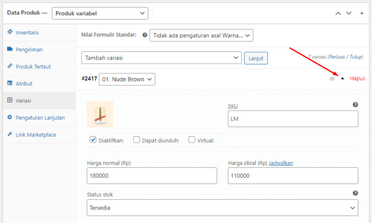 Cara Membuat Variasi Produk di WooCommerce Terbaru 2022
