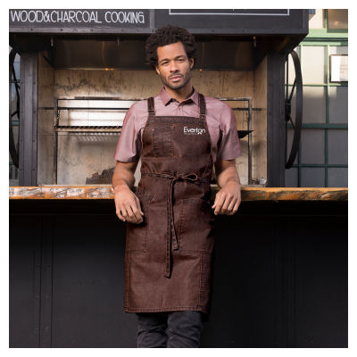 Cheap Custom Printed or Embroidered Hospitality Café Aprons Australia