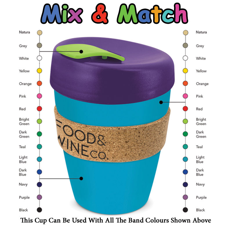 115790 350ml Express Deluxe Cork Band Plastic Reusable Coffee Cups And ...