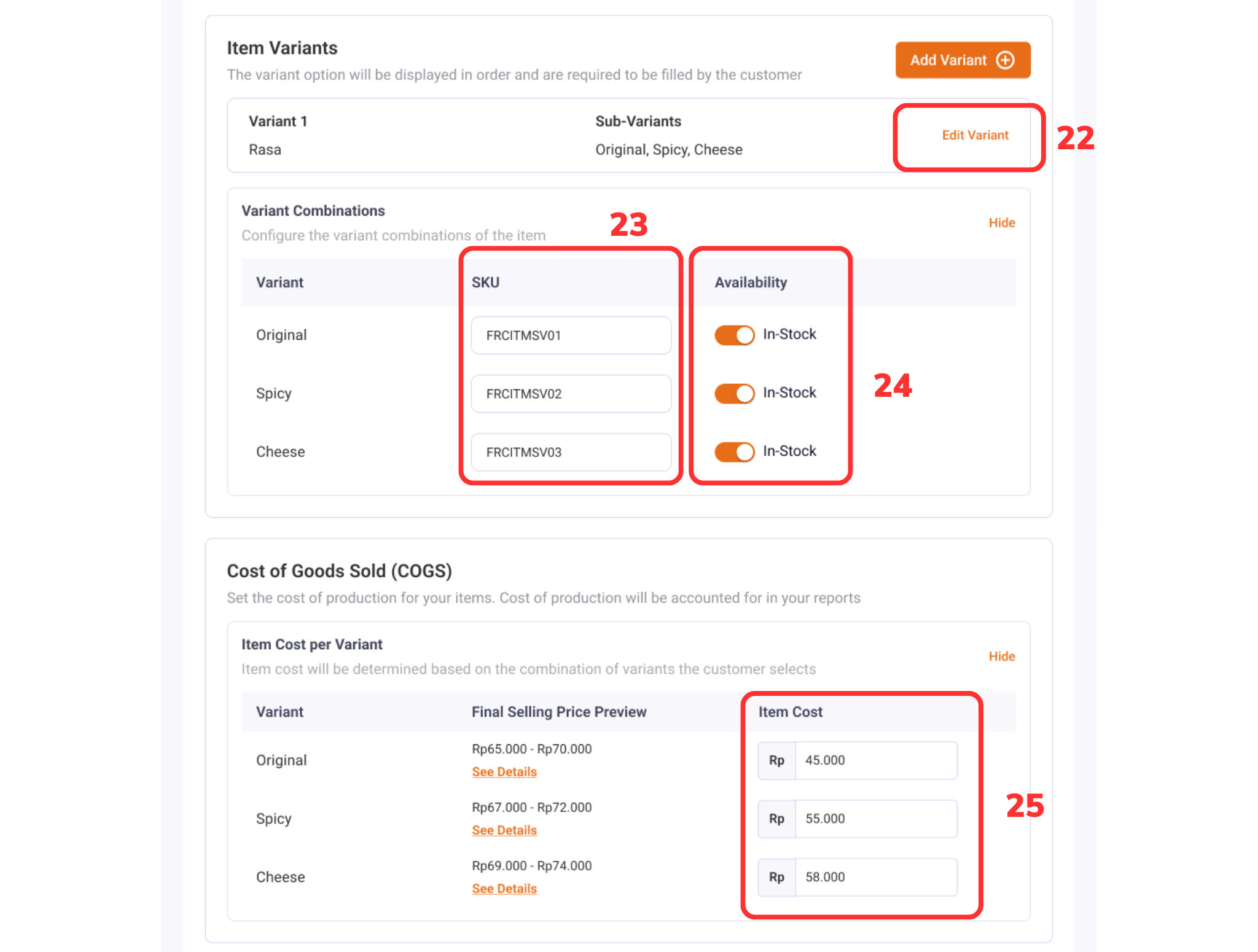 Setelah itu, Merchant dapat membuat xxtra dengan memilih menu “Add Extra (26)” . Kemudian, pilih ...