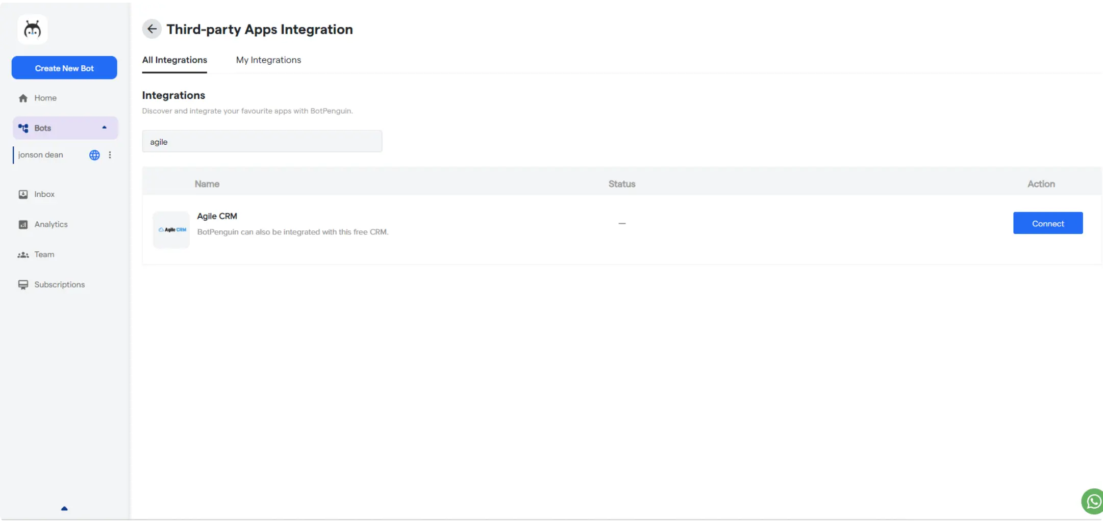 BotPenguin AI ChatGPT Integration-WhatApp & Website Chatbots