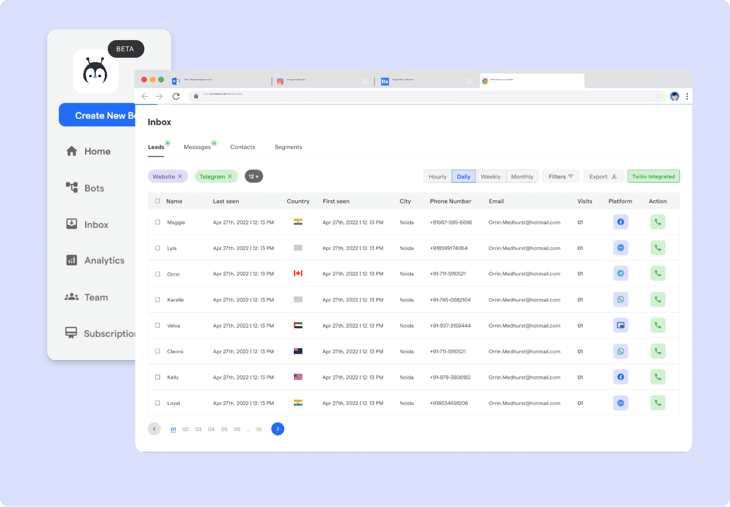 FREE Saas Chatbot Template | BotPenguin's AI Bot Maker