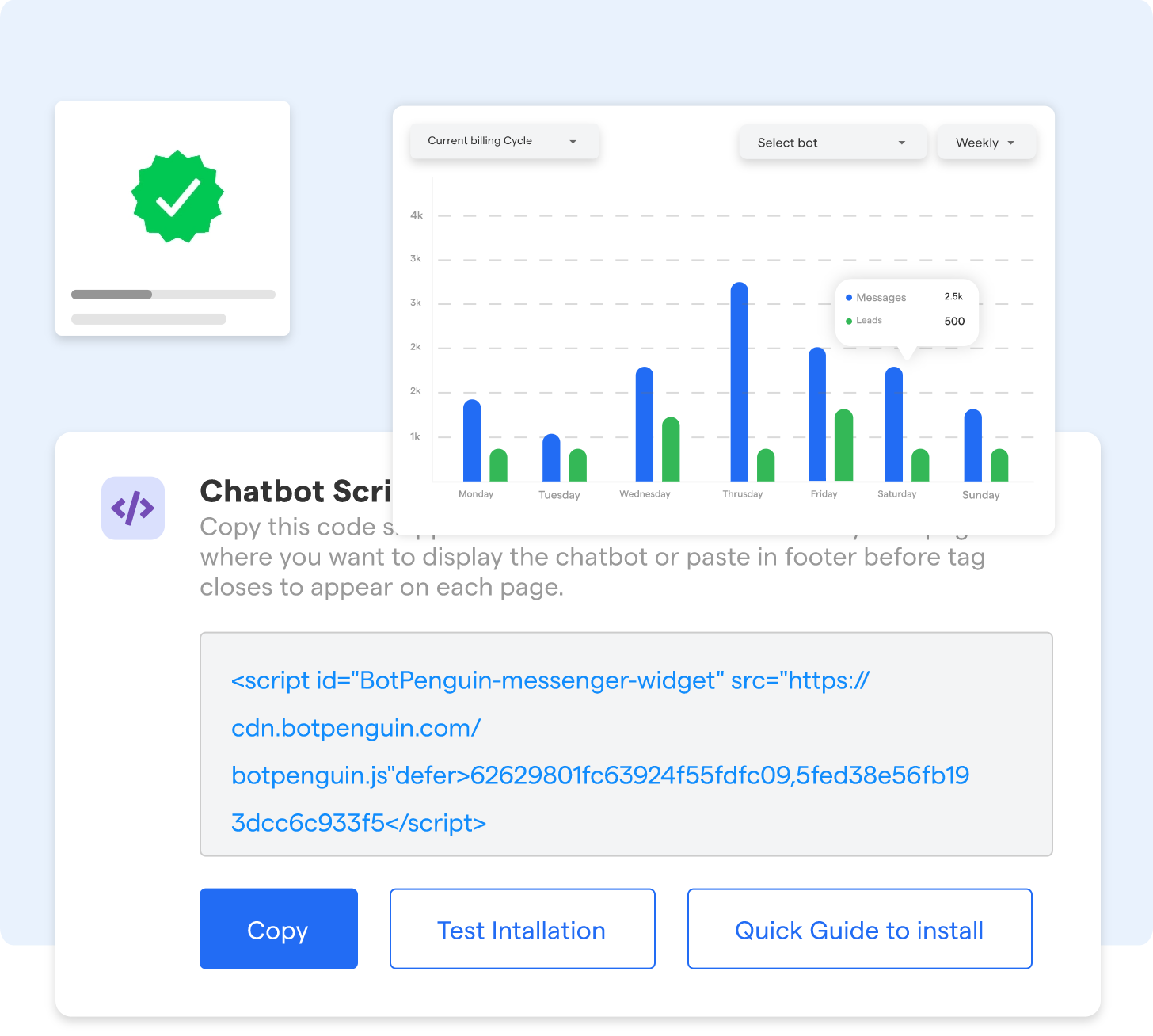 FREE Telegram Chatbot builder | Create a bot | BotPenguin