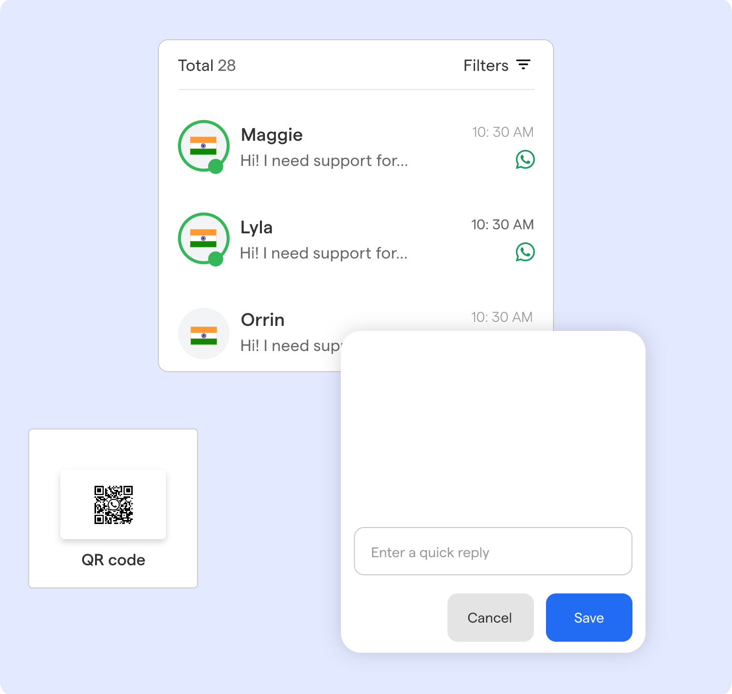 WhatsApp QR Code Generator | Whatsapp Barcode | BotPenguin
