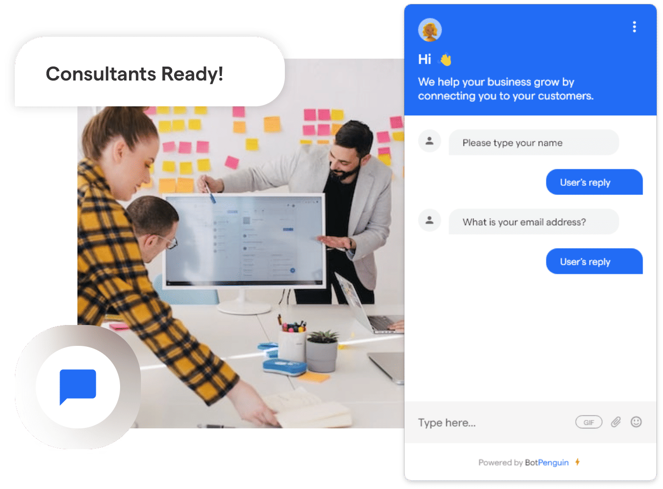 Chatbot for consultants & professionals | WhatApp chatbot maker