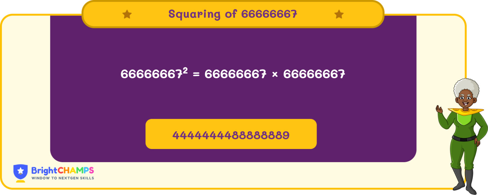 How to Find the Square of 66666667 | Value of 66666667² 🧮