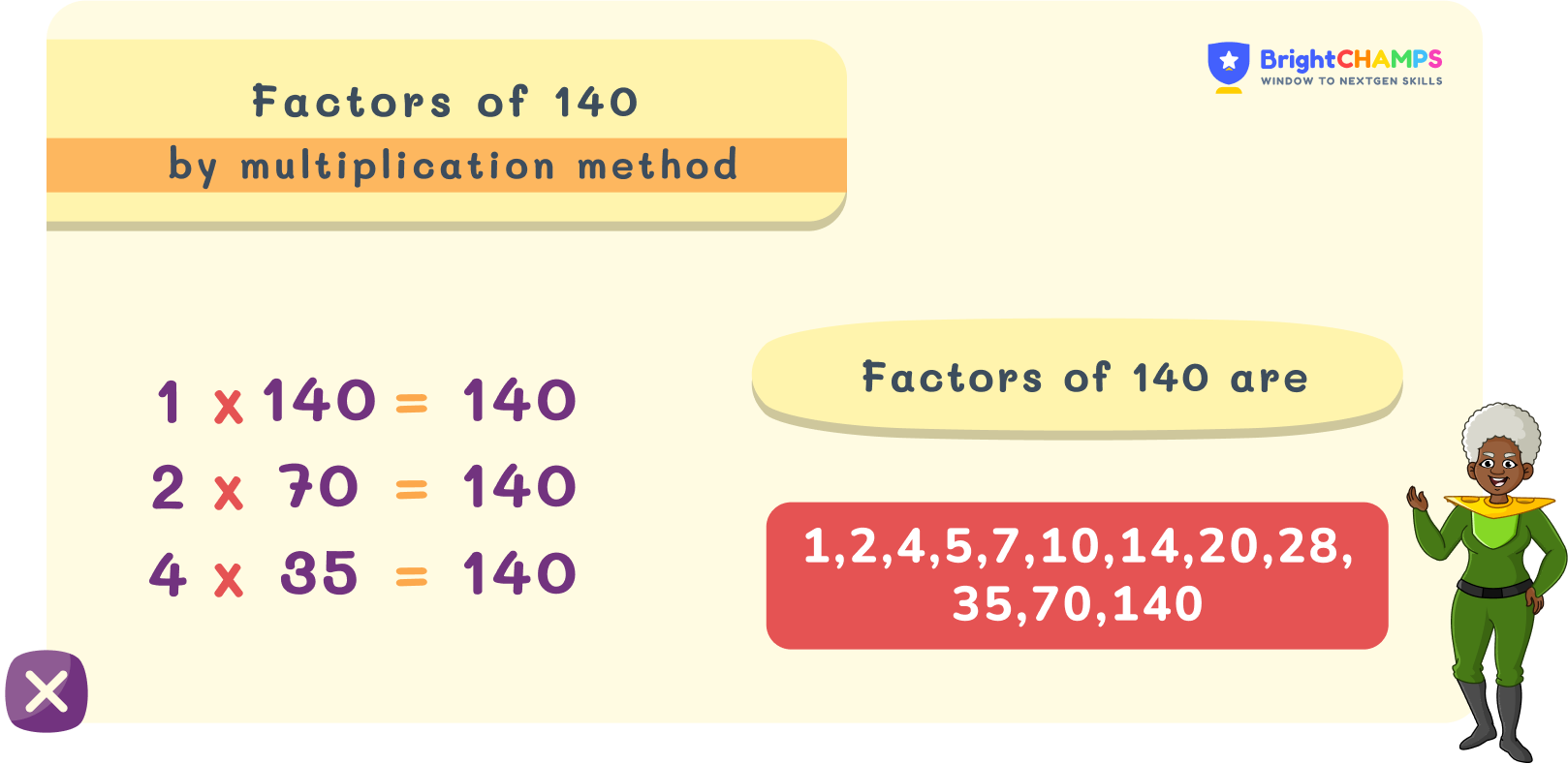 Factors of 140 | How to Find the Factors of 140 🔢