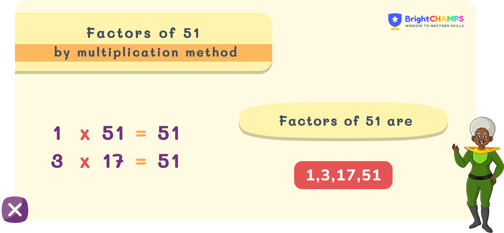 Factors of 51 | How to Find the Factors of 51 🔢