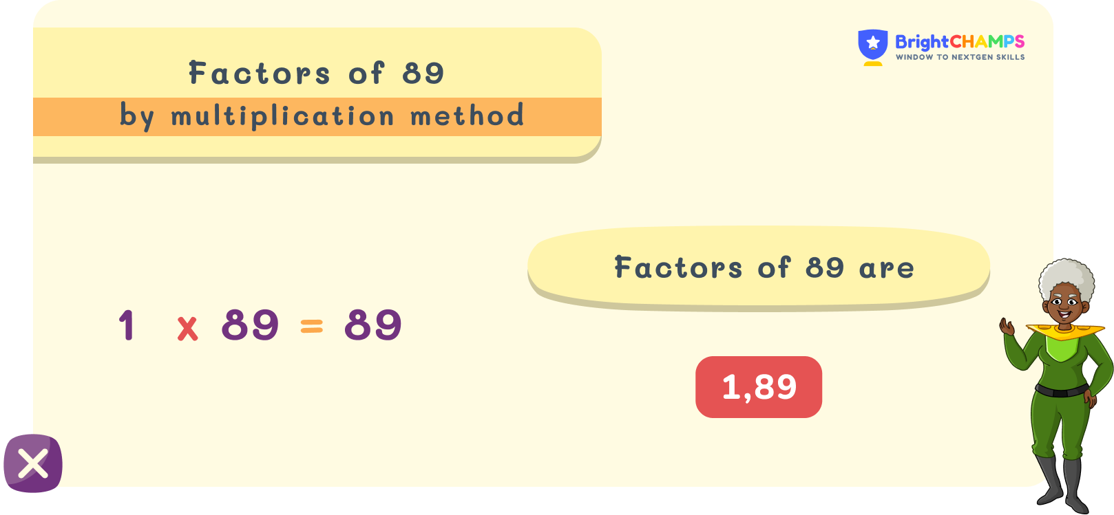 Factors of 89 | How to Find the Factors of 89 🔢
