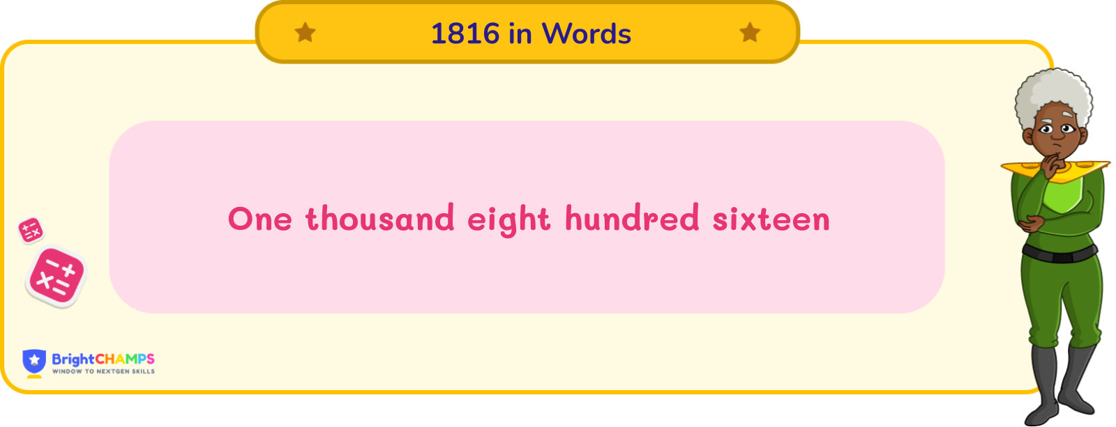 How to Write 1816 in Words | 1816 Spelling