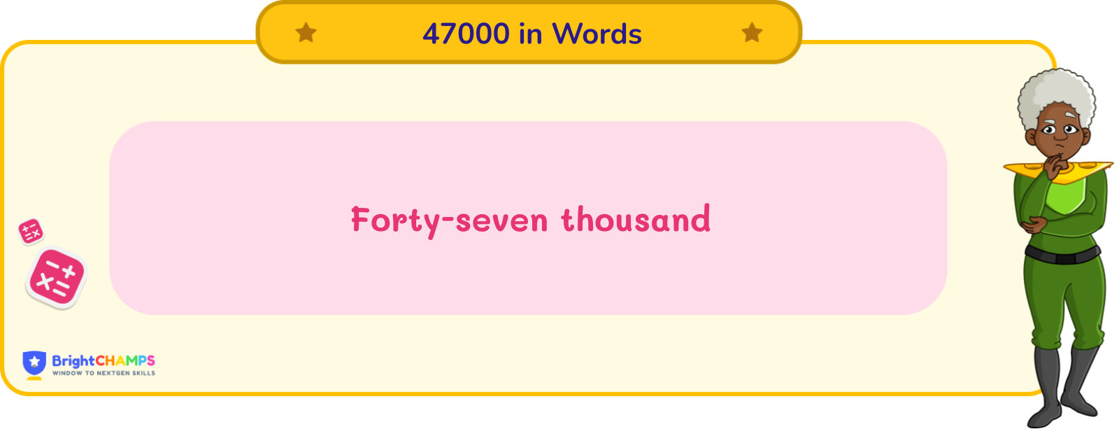 How to Write 47000 in Words | 47000 Spelling