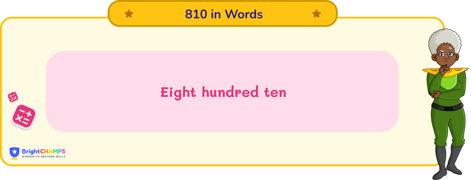 How to Write 810 in Words | 810 Spelling