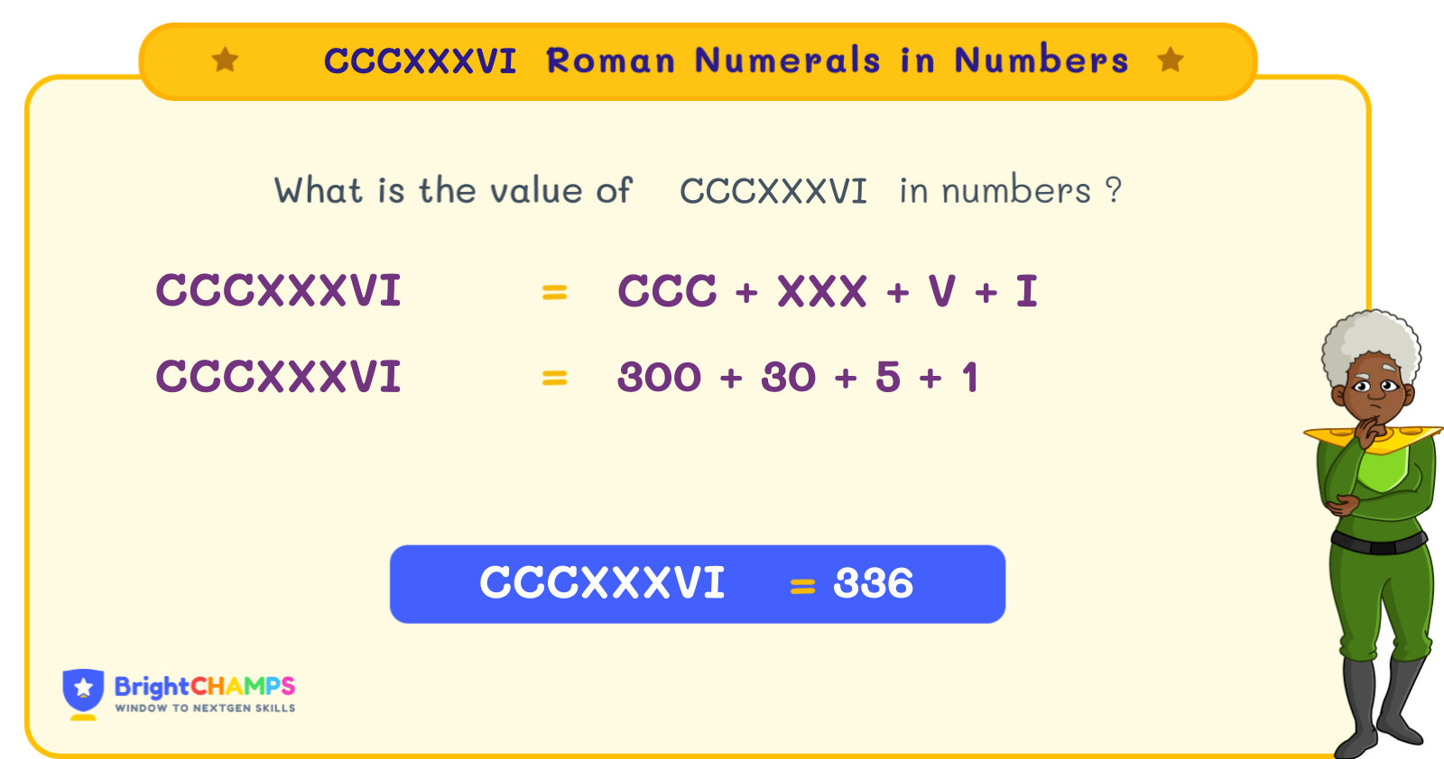CCCXXXVI Roman Numerals | Number form of CCCXXXVI
