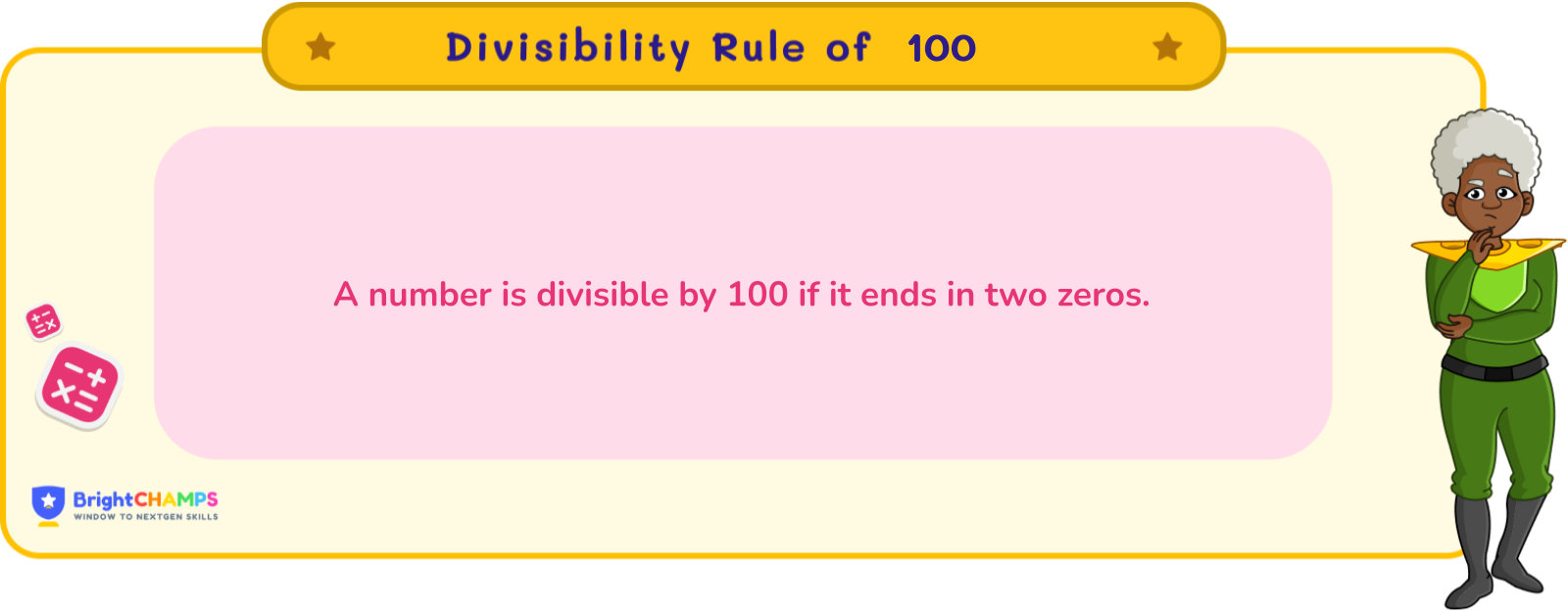 Divisibility Rule of 100 | Divisibility Test of 100