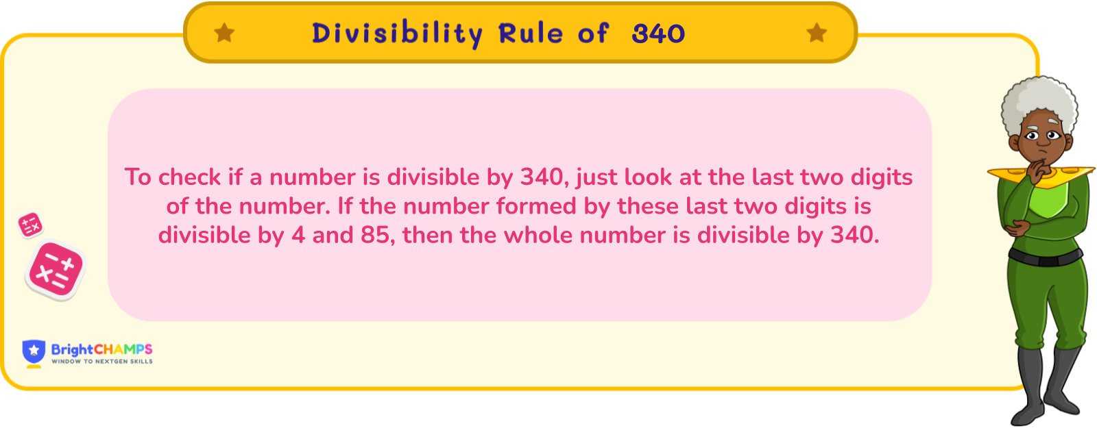 Divisibility Rule of 340 | Divisibility Test of 340