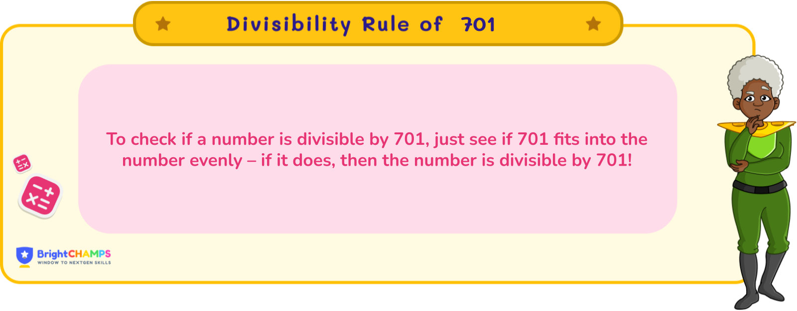 Divisibility Rule of 701 | Divisibility Test of 701