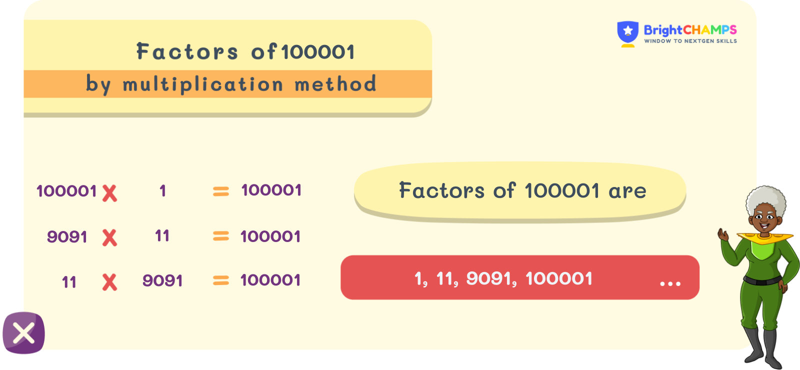 Factors of 100001 - Prime Factorization, Factor Pairs & Factor Tree